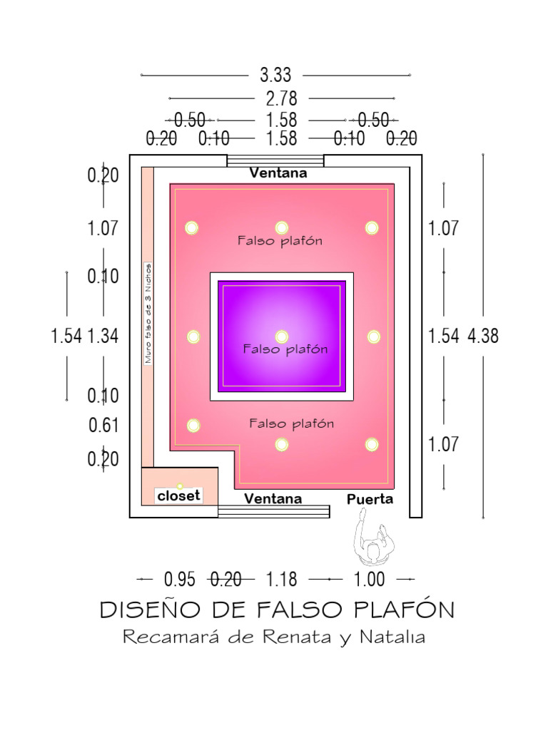 Diseño de Falso Plafon | PDF