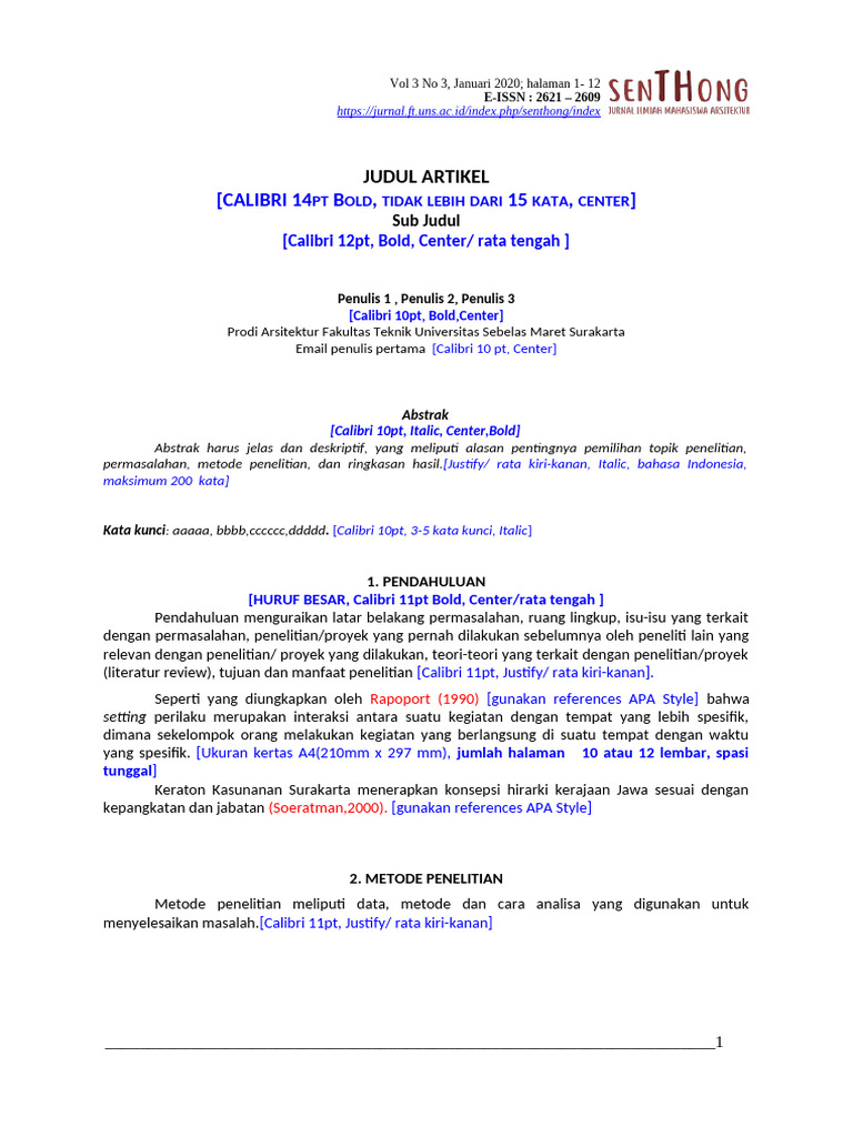 Analisis Hunian Abdi Dalem Jawa | PDF