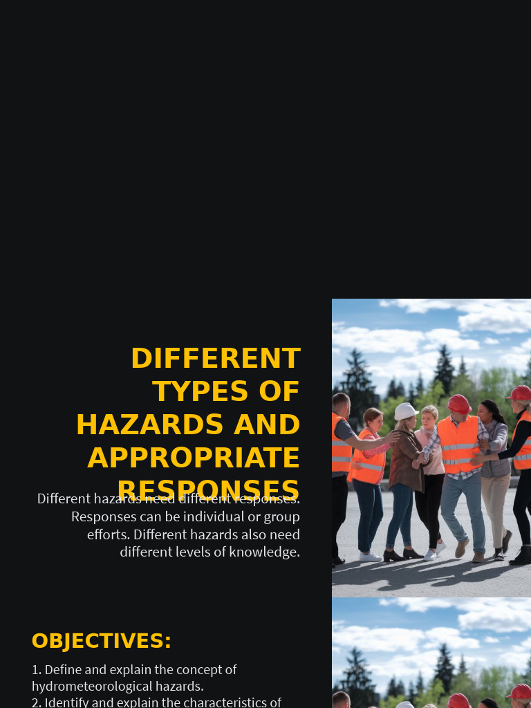 Different Types of Hazards and Appropriate Responses | PDF ...