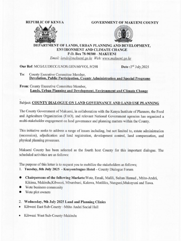 Invitation Letter - Devolution | PDF