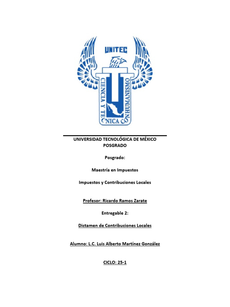 I555d 340046302 Luis Alberto Martinez Gonzalez | PDF | Impuestos | México
