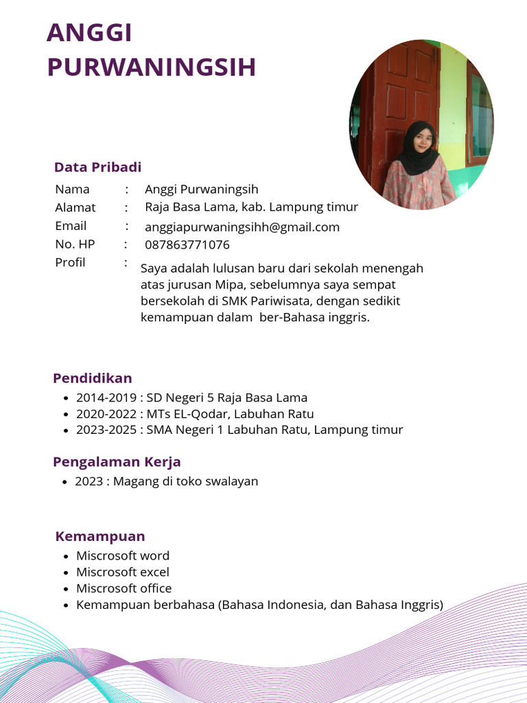 CV Anggi | PDF