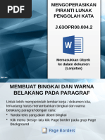 4 Cara Membuat Bingkai Di Word (Border) & Contohnya | PDF