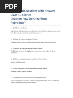 Class 10 Science How Do Organisms Reproduce Notes | PDF