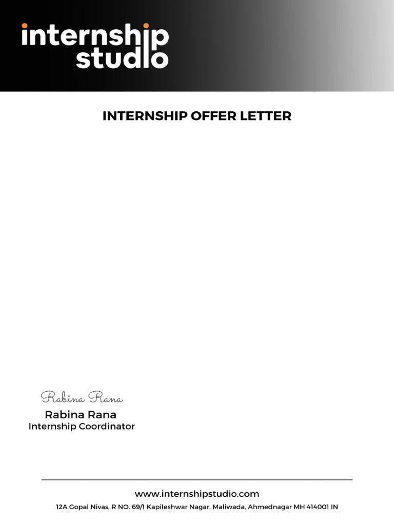 Jay Patil - AWS Internship - Offer Letter | PDF