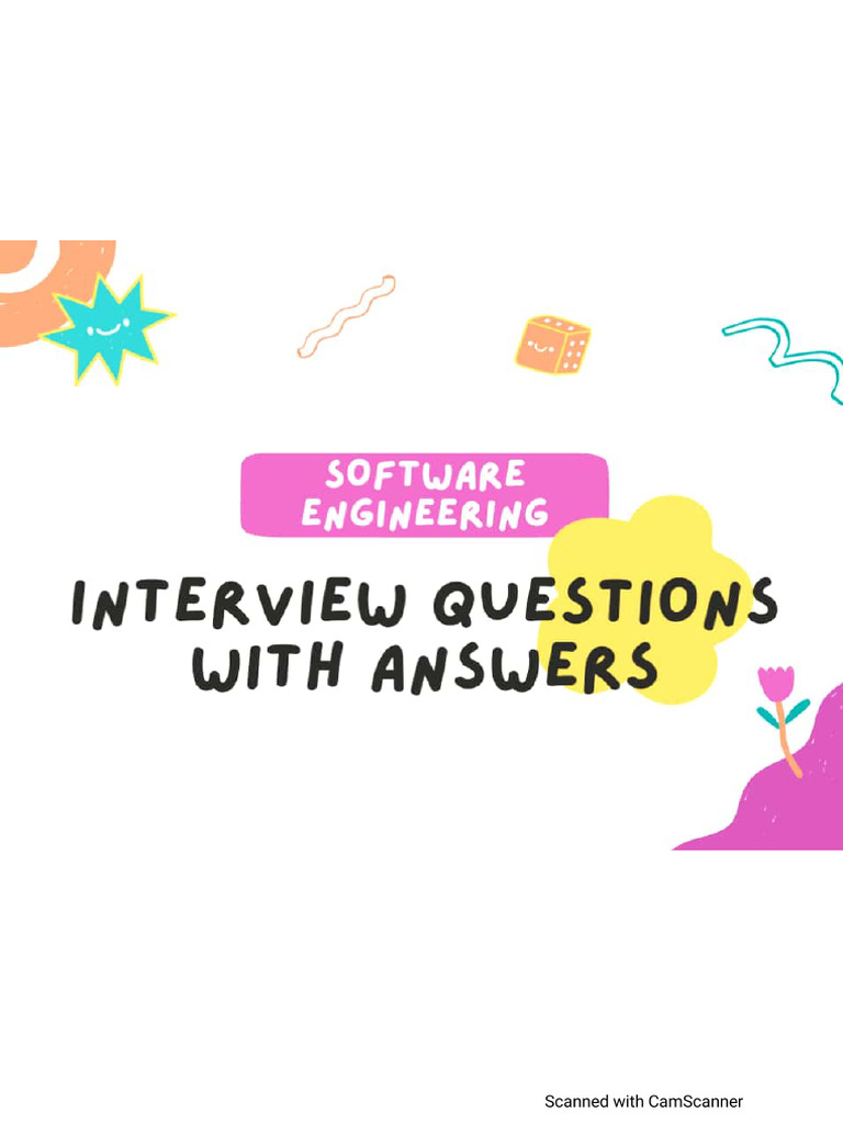 Software Engineering Interview Questions and Answers ? | PDF