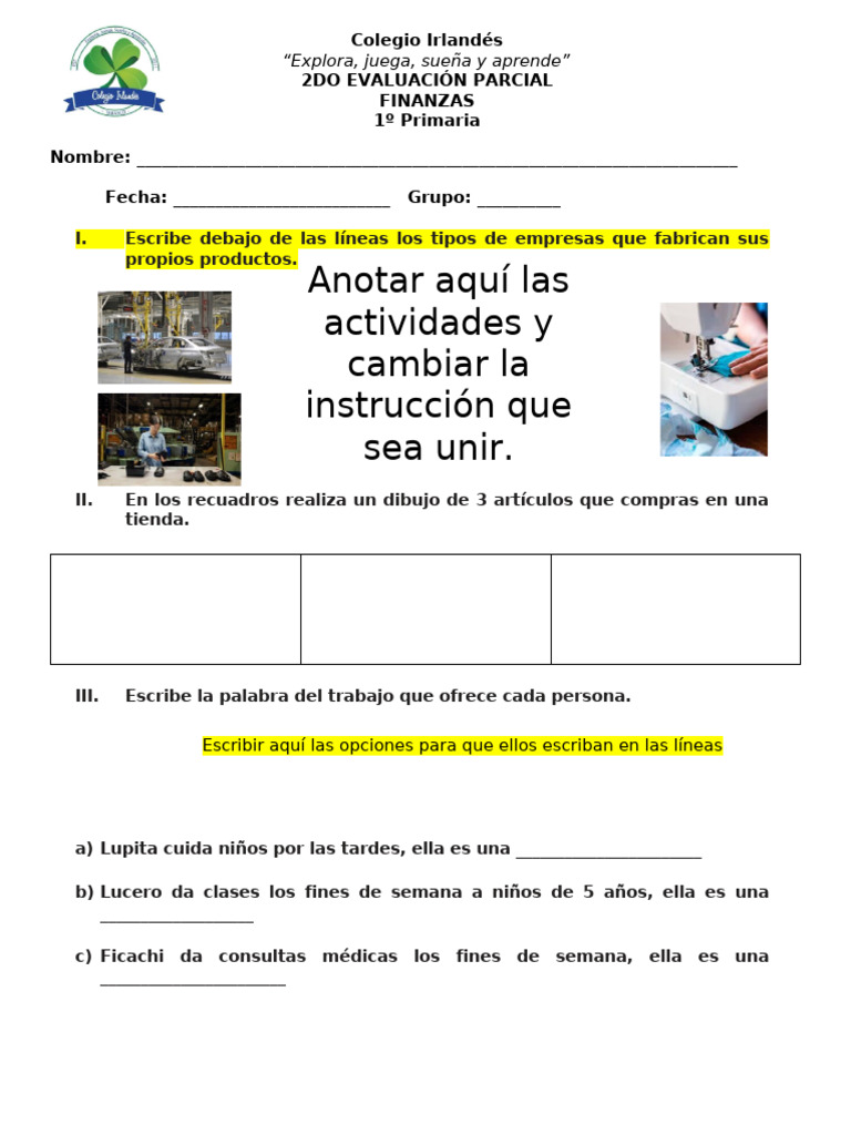 1ro de Primaria | PDF