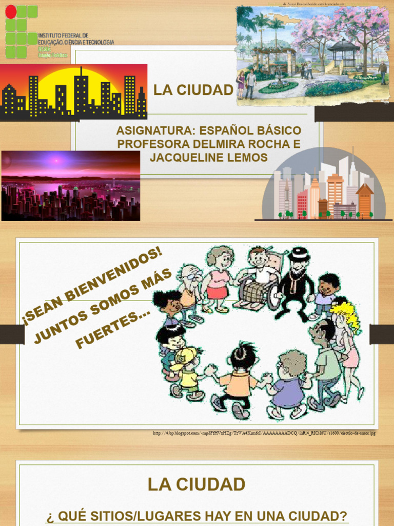 Sitios y Verbos en la Ciudad | PDF