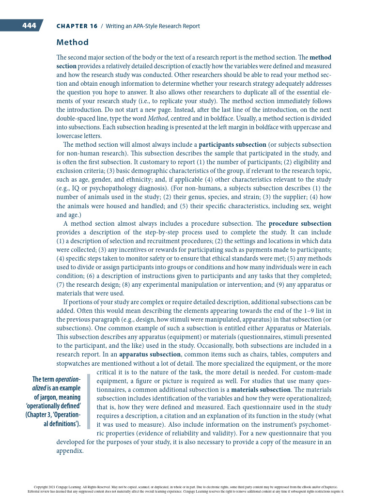 APA Method Section Guidelines | PDF | Statistics | Major Depressive ...
