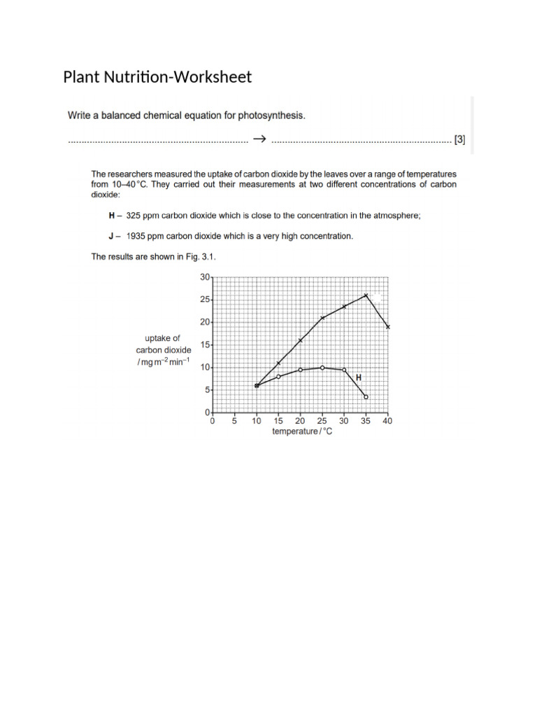 Plant Nutrition | PDF