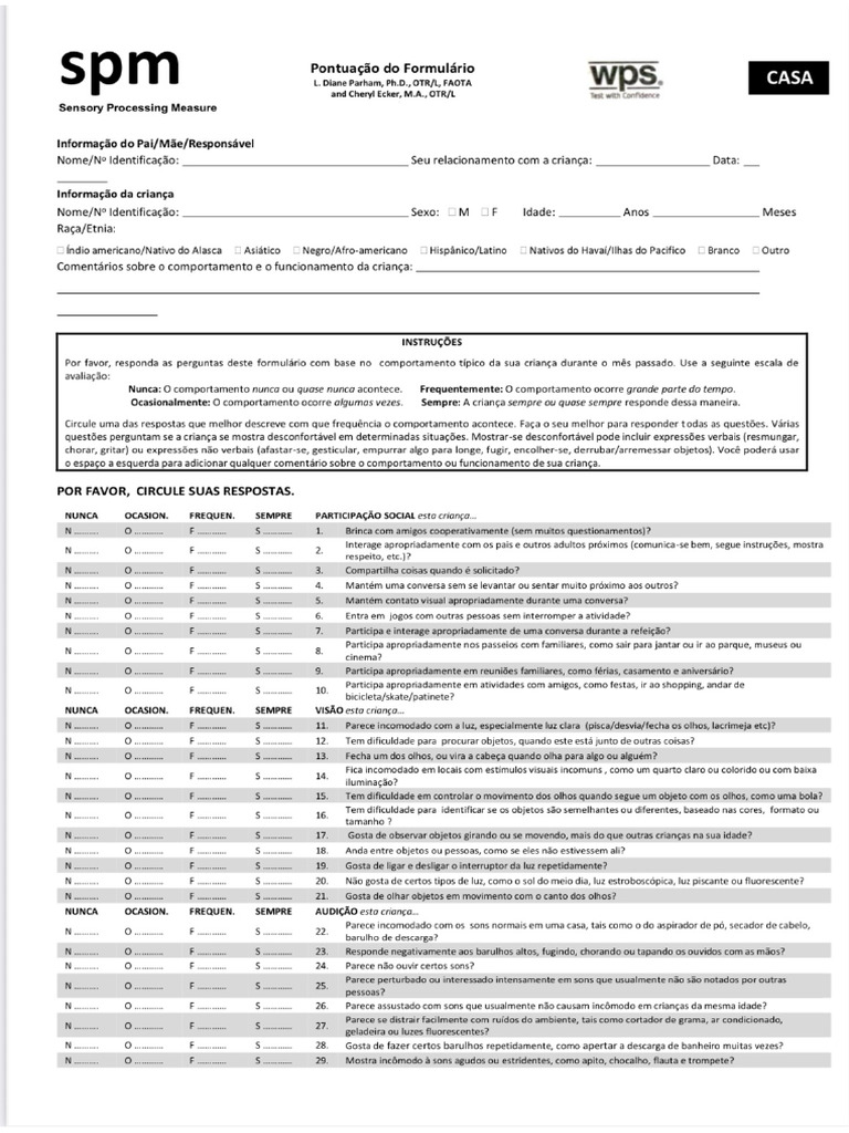 SPM Casa 5 A 12 ANOS - Original | PDF