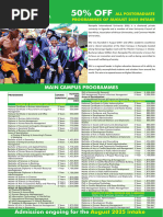 Unicaf - List of Available Courses | PDF | Master's Degree | Bachelor's ...