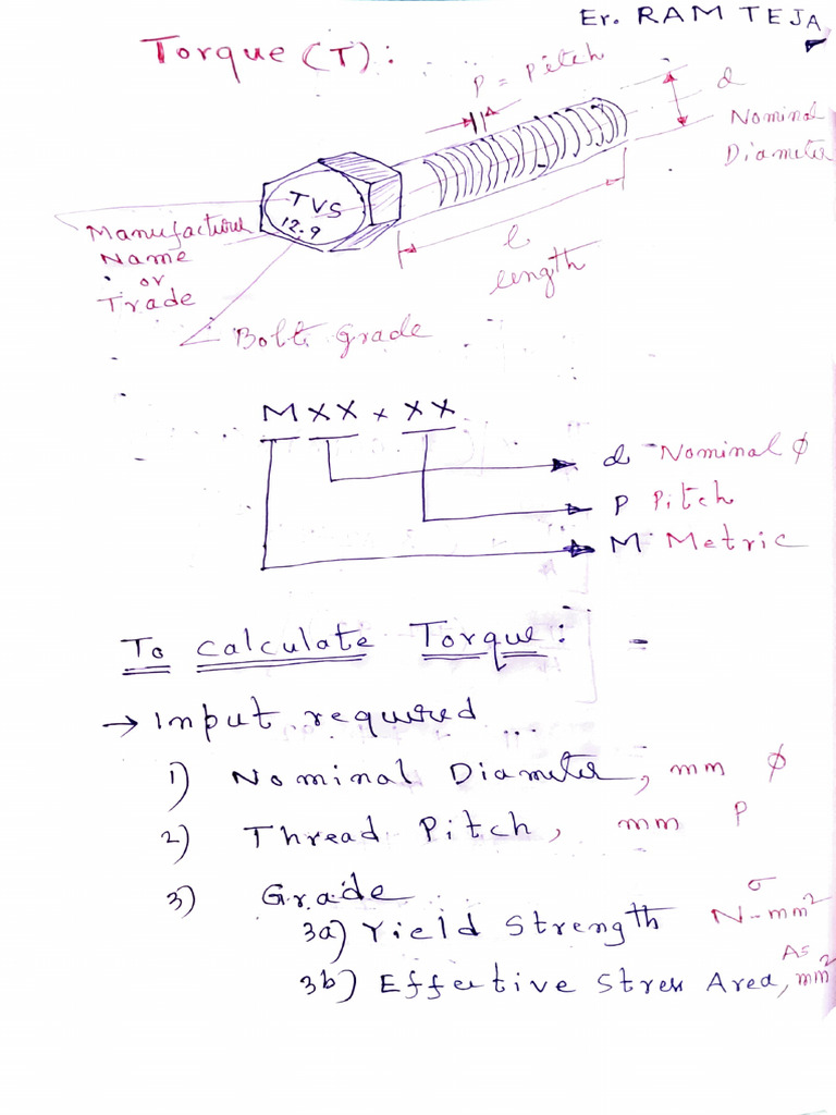 Torque Calculation 1753093325 | PDF