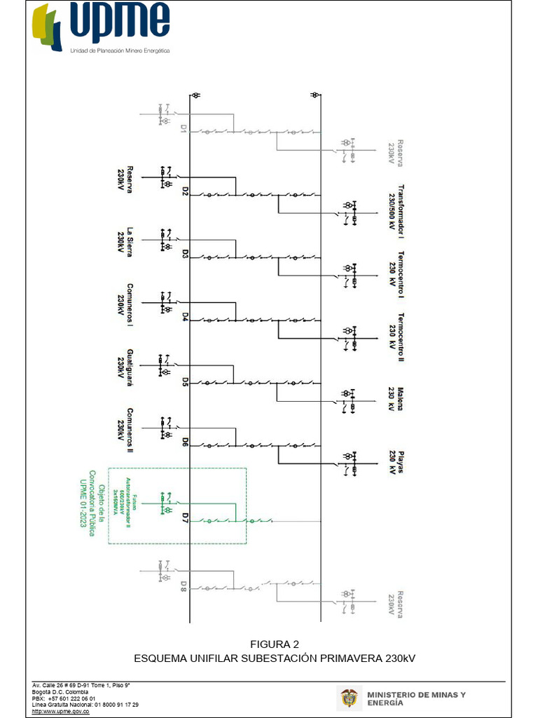 Figura2 Diagrama Unifilar SE UPME 01 2023 | PDF