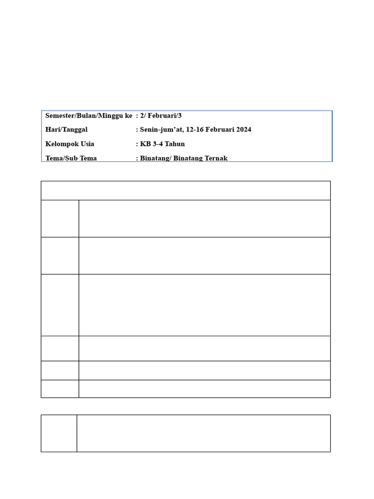 RPPM & RPPH MINGGU KE 3 | PDF