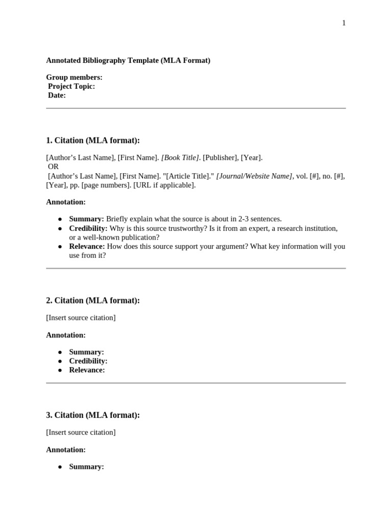 Javion Sargent - Annotated Bibliography | PDF