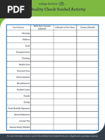 Texas Reality Check: Salary Needs | PDF | Expense | Salary
