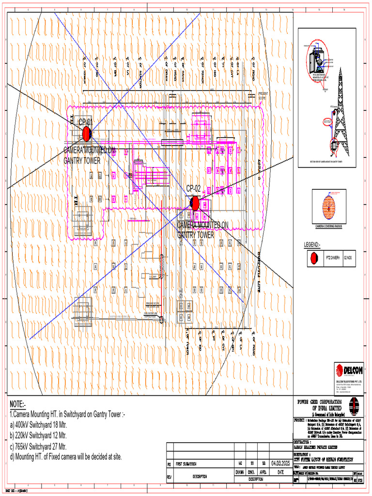CCTV System Layout Bhiwadi Substation - Layout1 | PDF | Equipment ...
