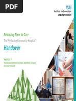 Clinical Handover Guideline | PDF | Patient | Health Professional
