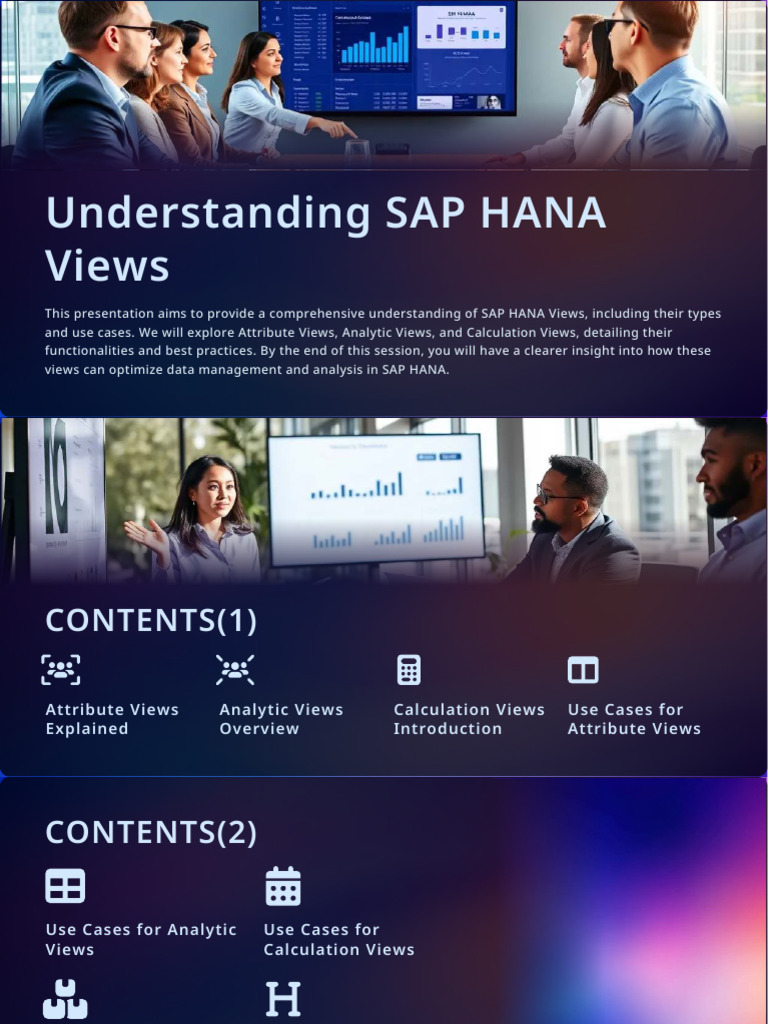 Understanding SAP HANA Views | PDF | Data | Customer Relationship ...