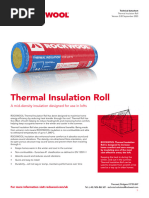 Rockwool Data Sheet | PDF | Wall | Roof