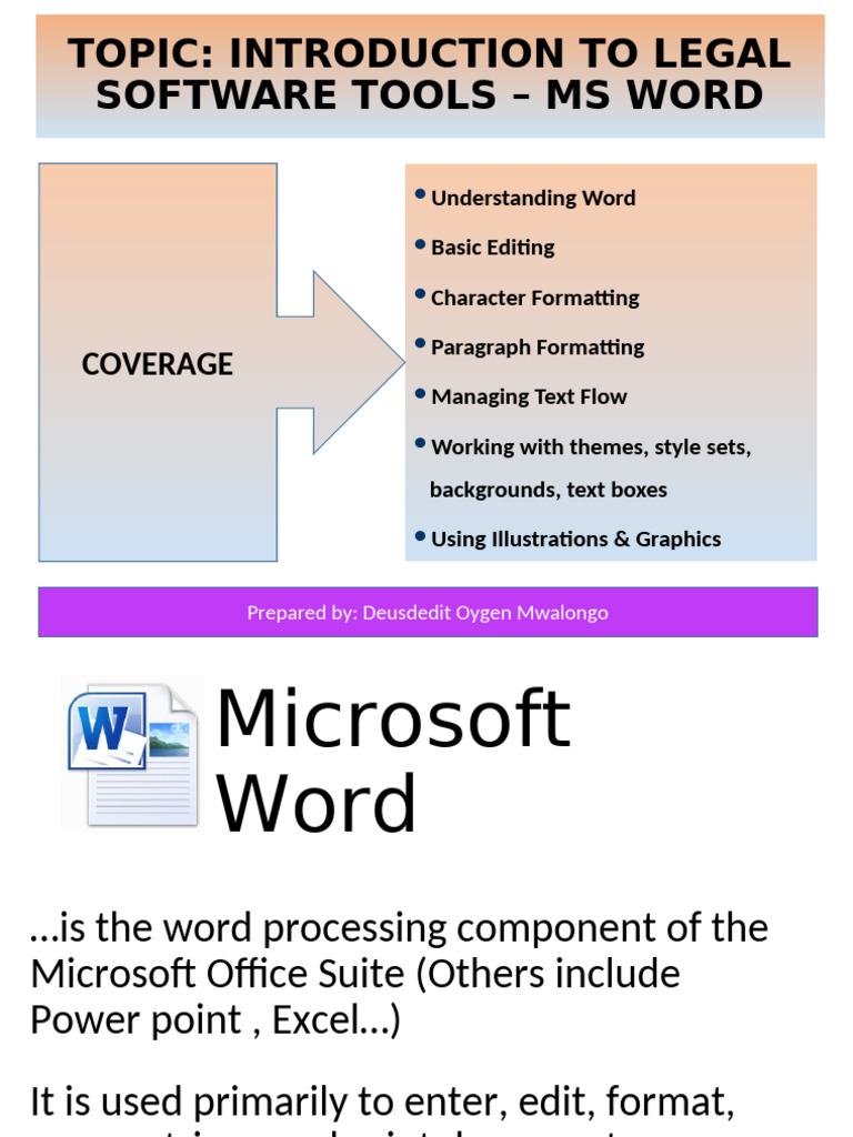 Introduction To Ms Word | PDF | Microsoft Word | Hyperlink