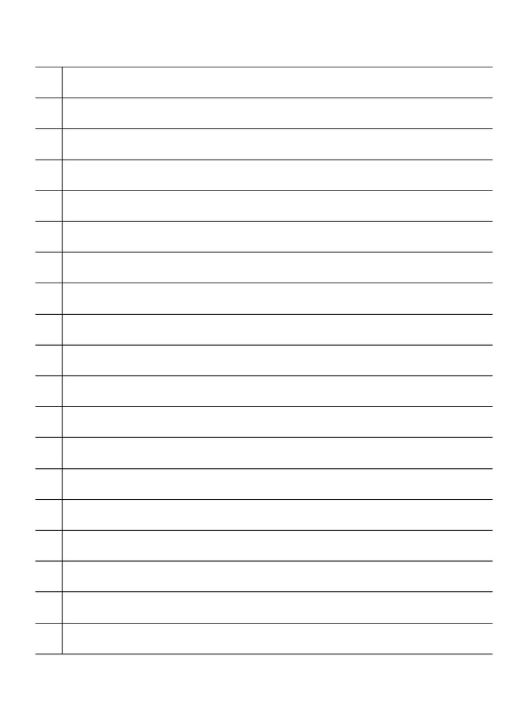 UPSC Mains Unruled 20lines Template | PDF