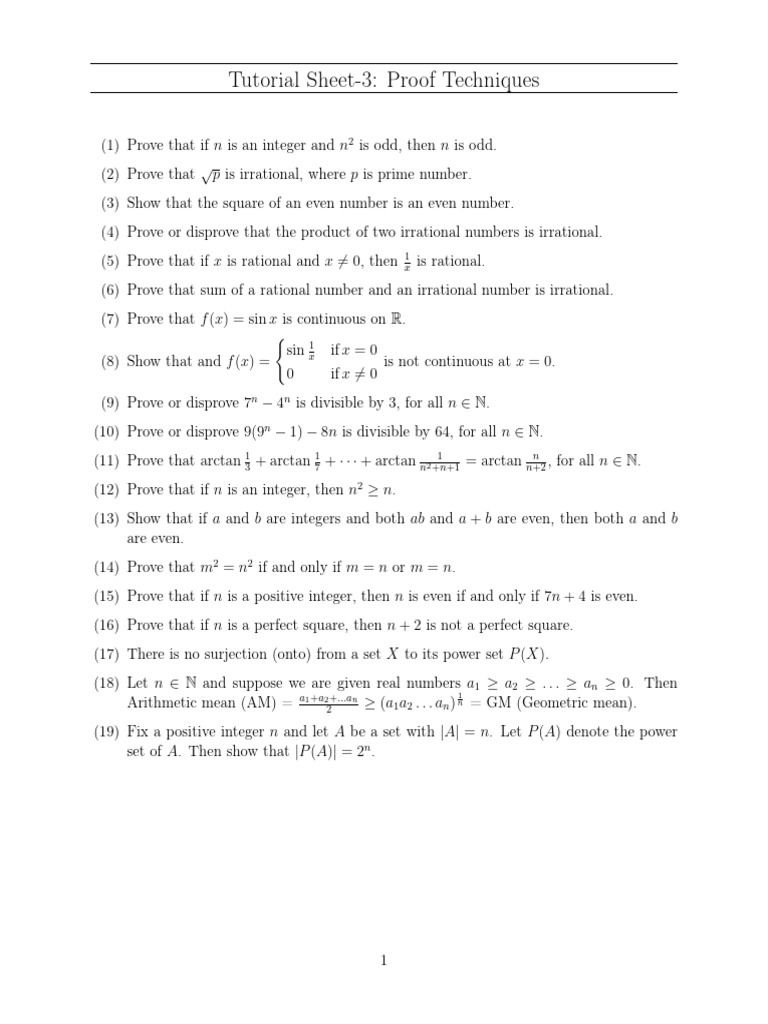 Tutorial Sheet-3 | PDF