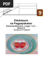 Esp9 q2 Mod5 Karapatan-At-Tungkulin v4 | PDF