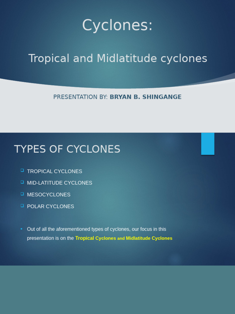 Cyclonestropicalandmid Latitude 220821091136 6ee56ee7 | PDF | Cyclone ...