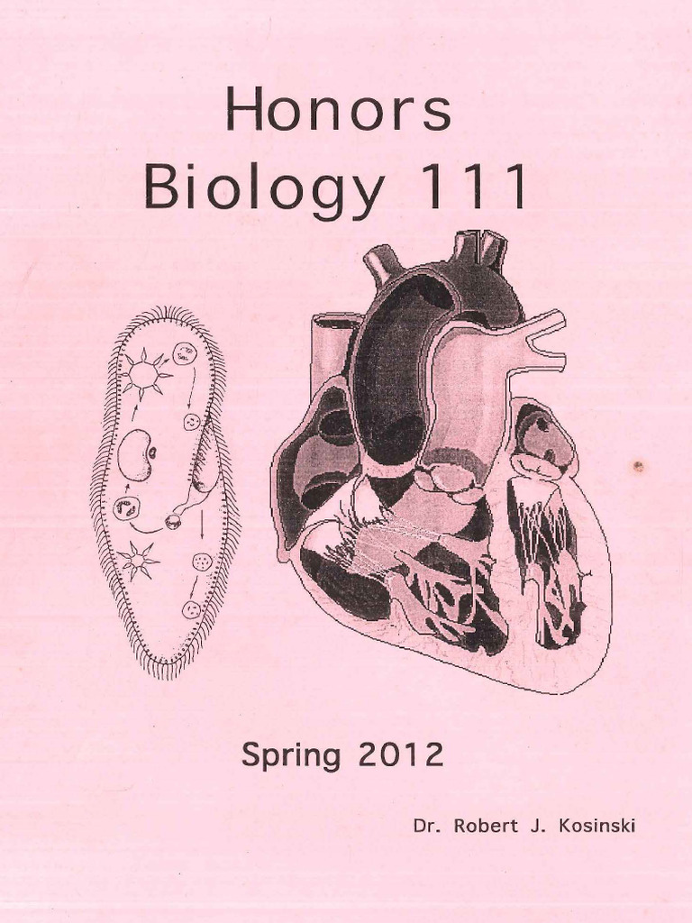 Honors Biology 111 | PDF | Taxonomy (Biology) | Taxon