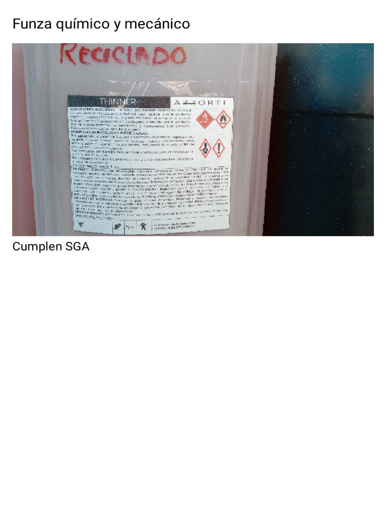 Funza Químico y Mecánico | PDF