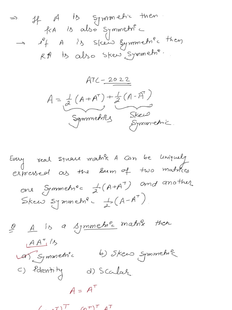 Mathematics Lec 15 (Matrix 4) 1701cbcd 92ba 4b3c 93be 0fdd8bf5be18 | PDF