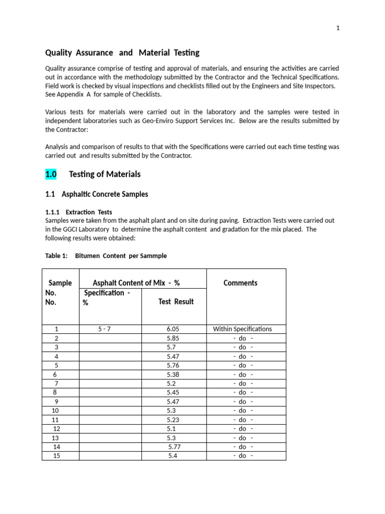 Quality Assurance in Material Testing | PDF | Quality Assurance | Materials
