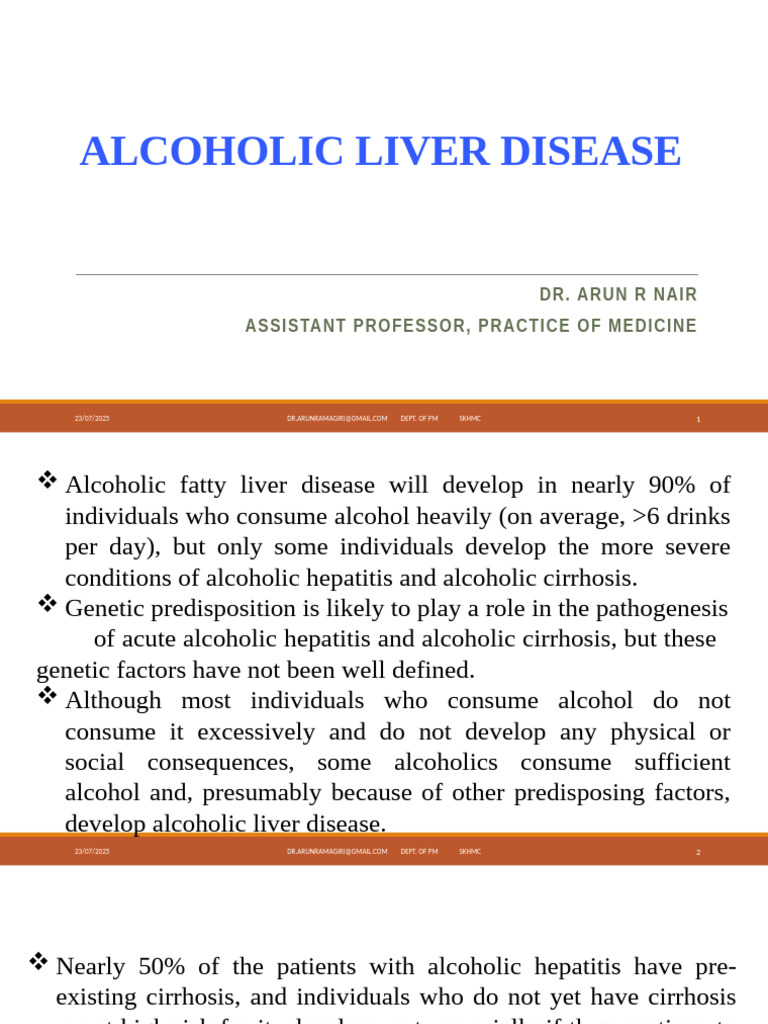 Alcoholic Liver Disease Pdf Cirrhosis Hepatitis