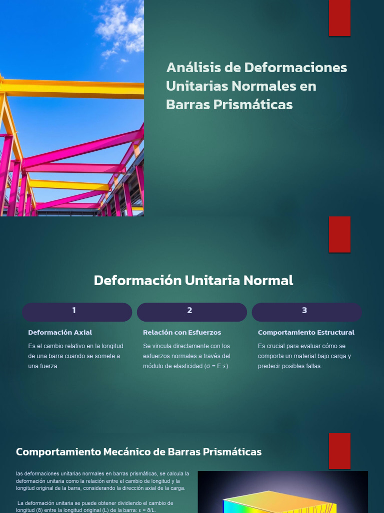 Deformaciones Unitarias en Barras | PDF | Método de elementos finitos ...