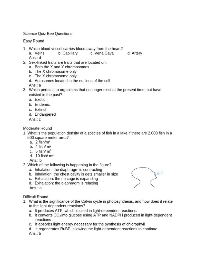 Grade 3 Science Quiz Questions | PDF