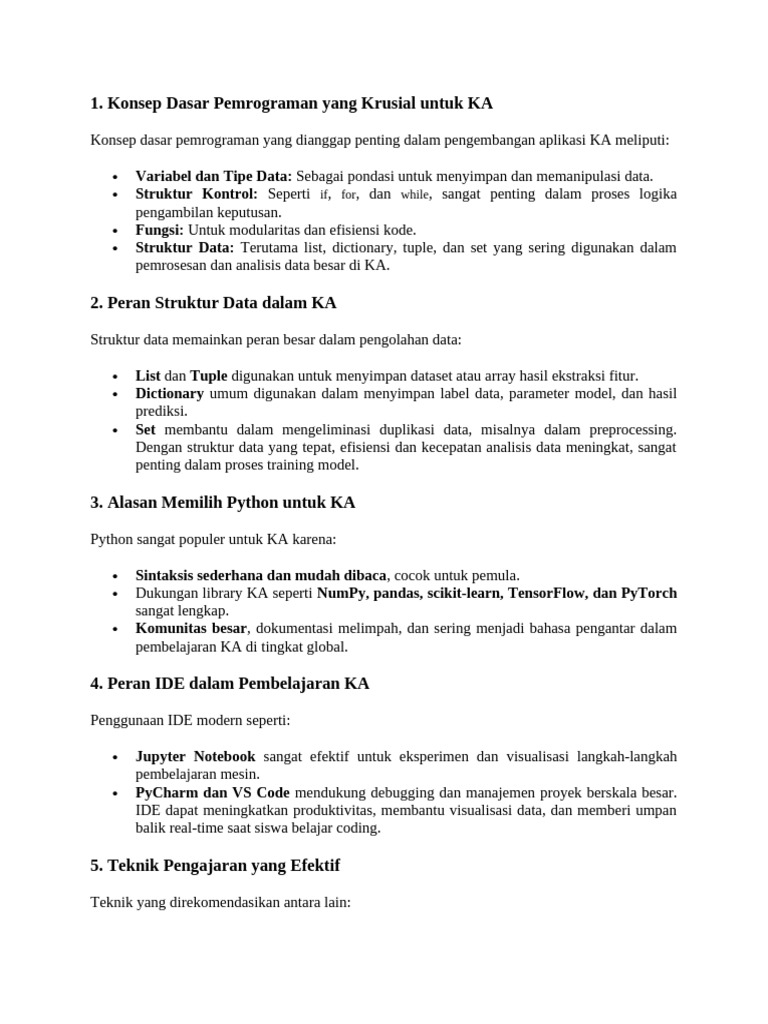 1.4.a.1. Diskusi Tentang Konsep Dasar Pemrograman KA | PDF