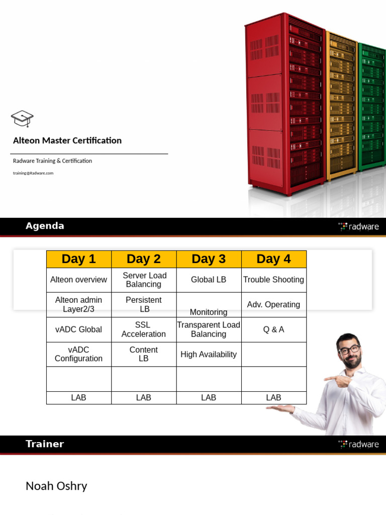 0 Alteon 500-201 - Agenda | PDF | Information Technology Management | Computing