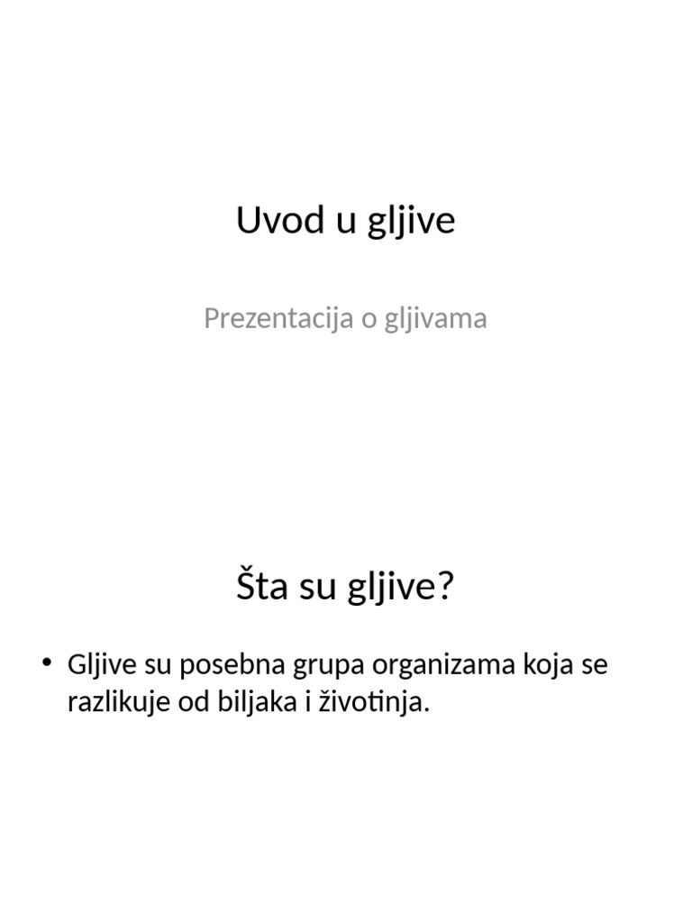 Gljive 1 | PDF