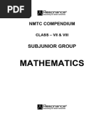 NMTC Primary Final 2024 | PDF | Area | Mathematics