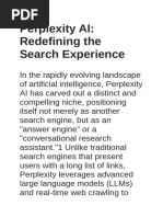 Perplexity AI Presentation | PDF