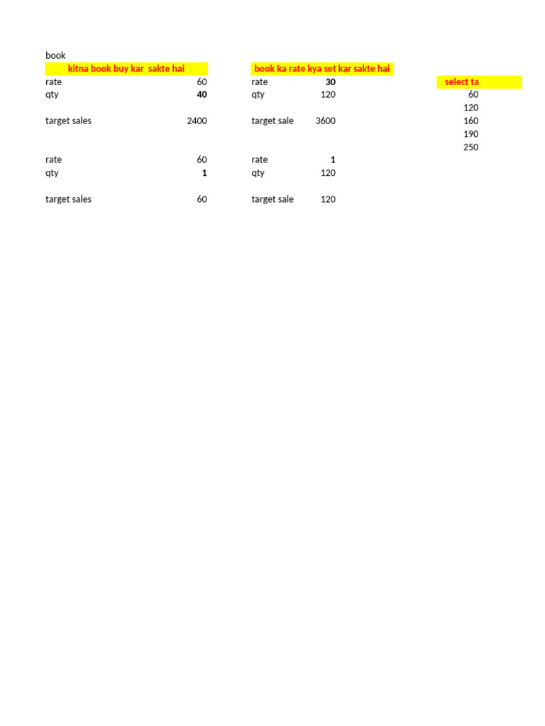 Goal Seek and Data Table | PDF