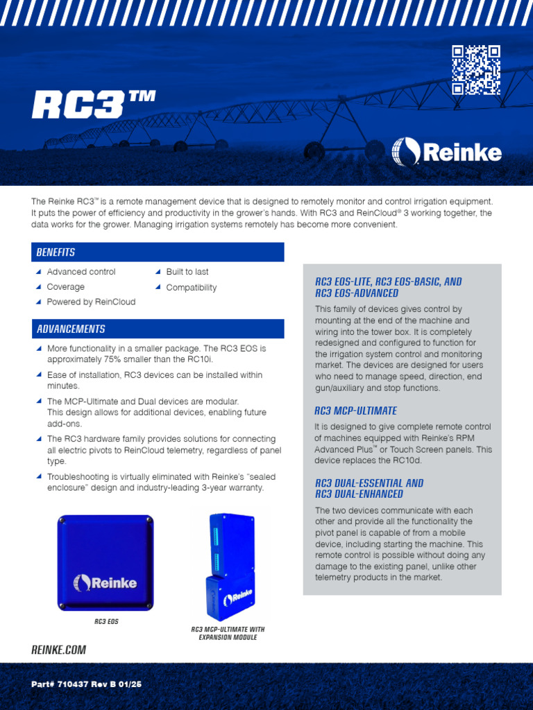 rc3 Sell Sheet Rev B 01-25 - Digital | PDF | Telemetry | Information ...