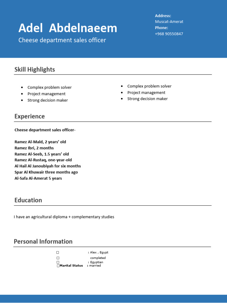 CV-Adel Abdelnaeem | PDF