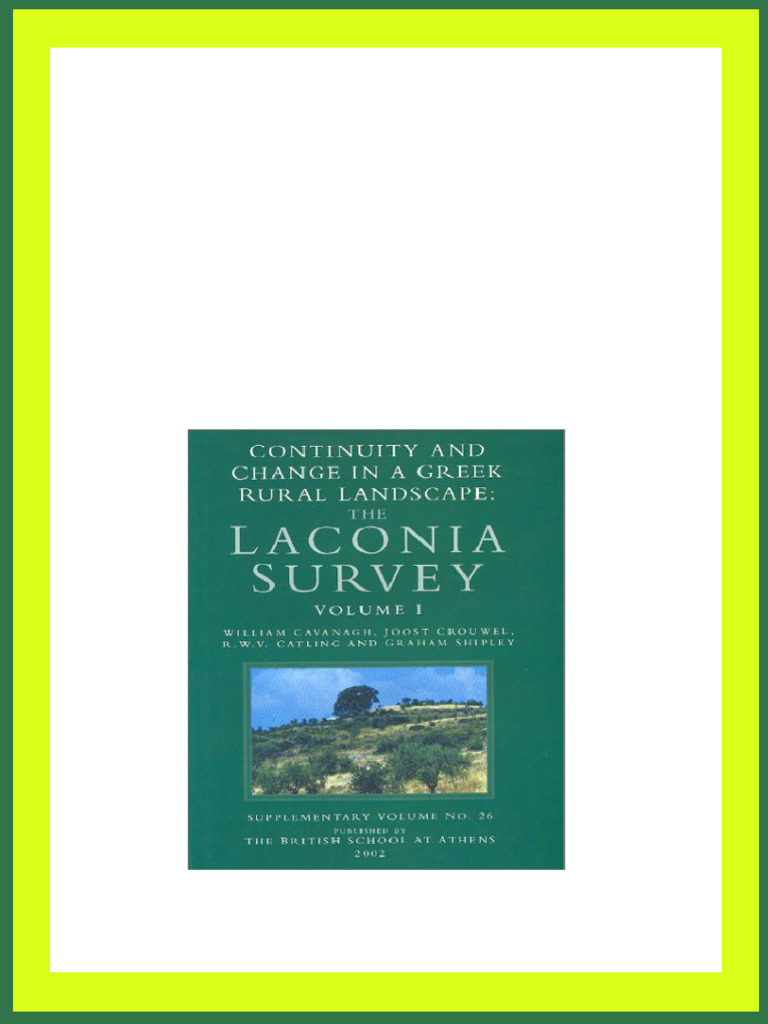 Landscape-The-Laconia-Survey-Volume-1-Methodology-And-Interpretation-Annual-Of-The-British ...