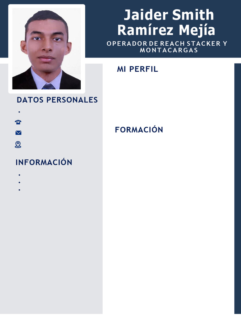 Currículum Jaider Ramirez M. | PDF