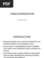 TCI Stress Model of Crisis Overview | PDF | Stress (Biology) | Psychology
