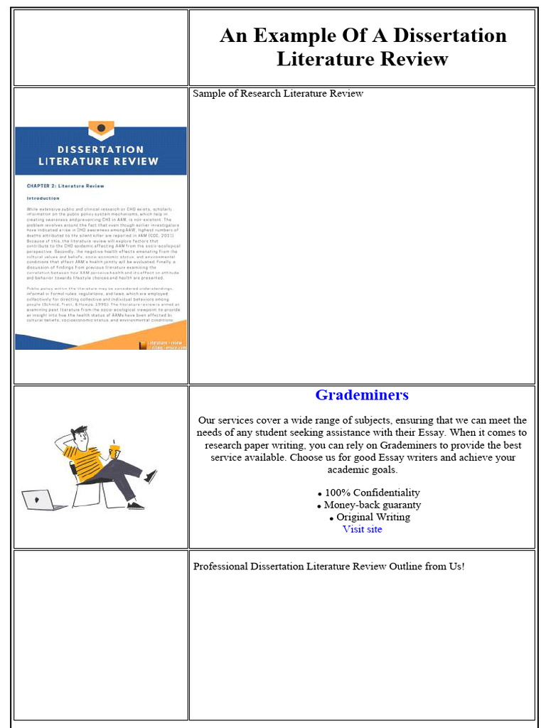An Example of A Dissertation Literature Review | PDF | Sleep Apnea