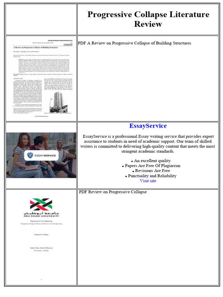 Progressive Collapse in Building Structures | PDF | Capital Budgeting ...